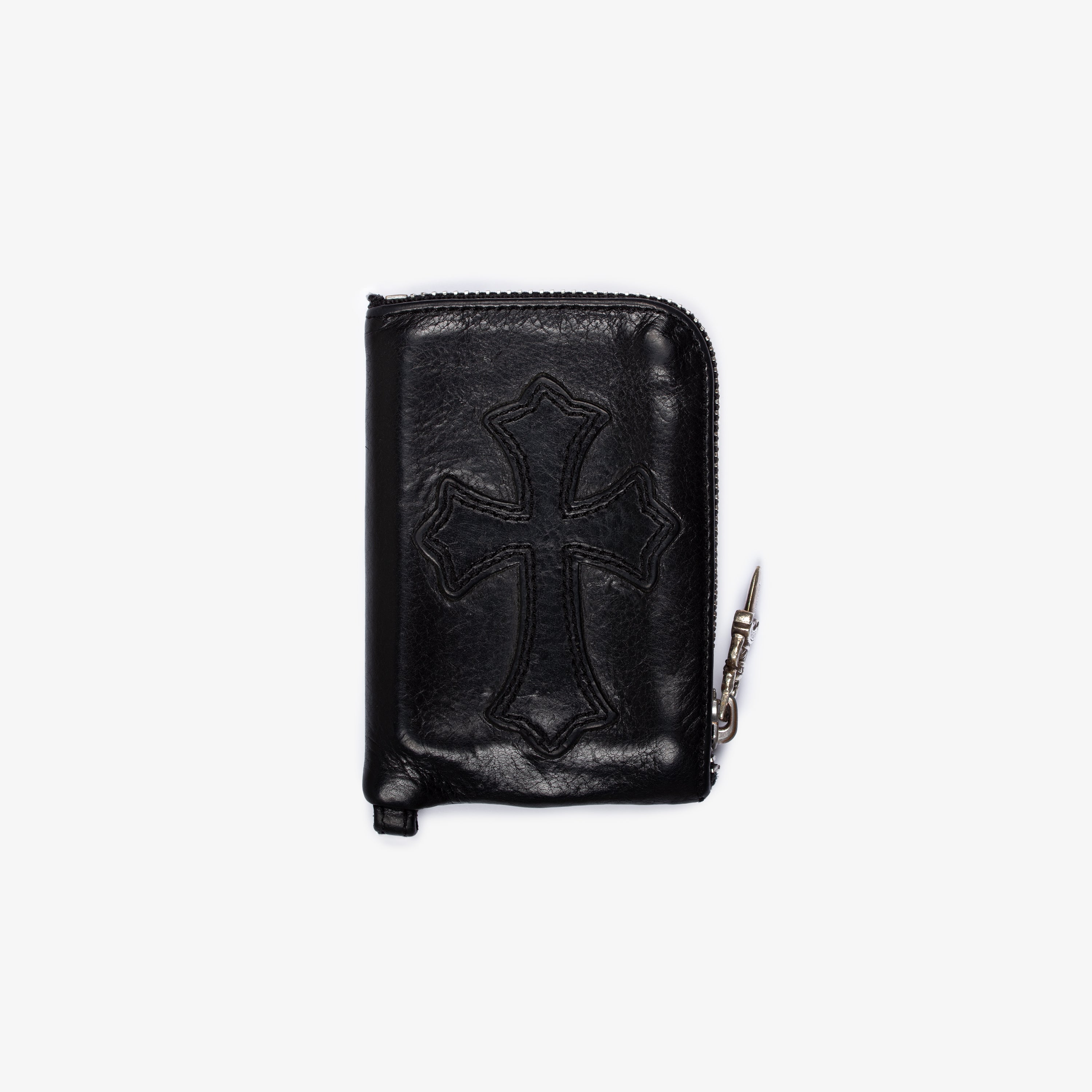 BLACK CROSS PATCH ZIP WALLET – OBTAIND