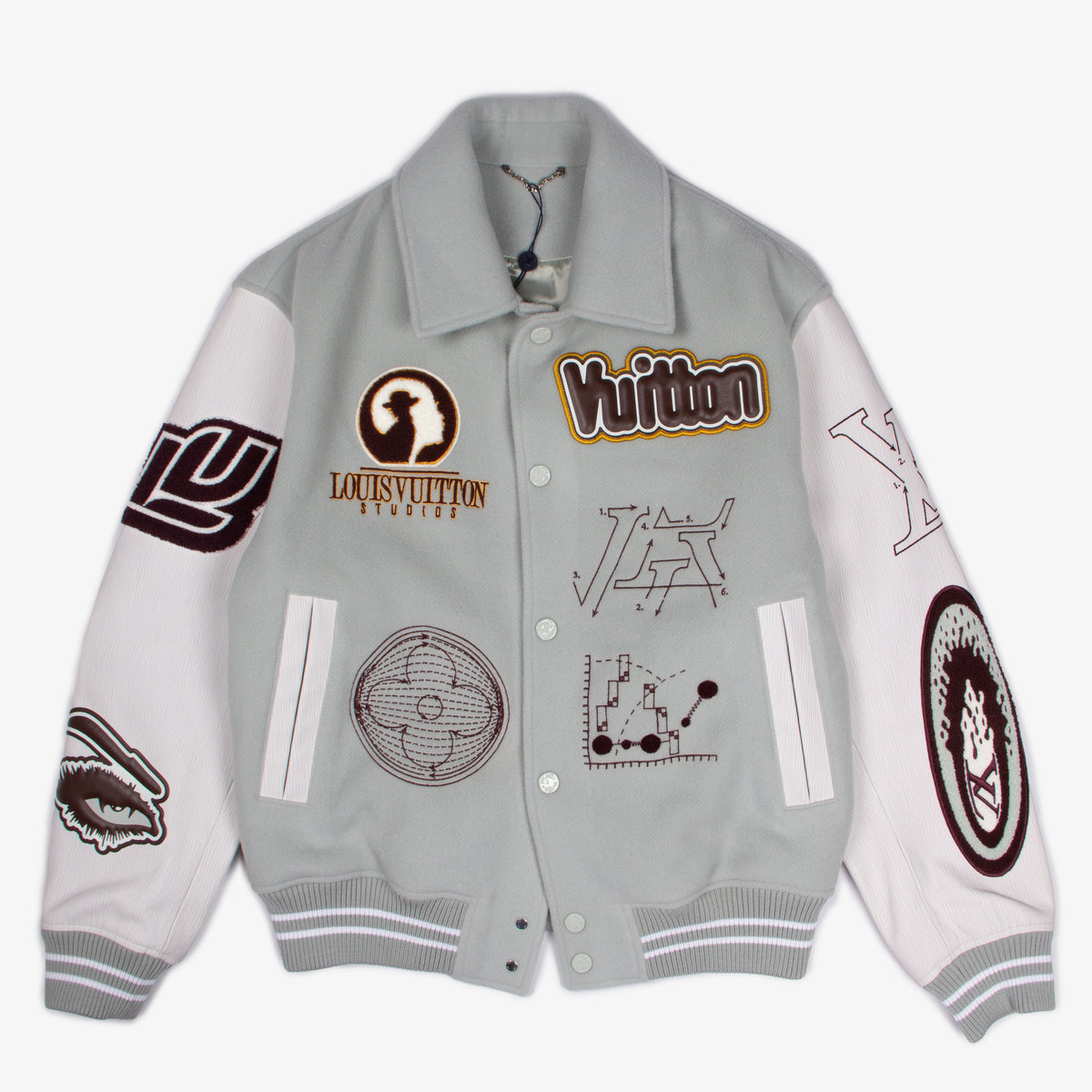 MULTI PATCH VARSITY JACKET | 50 – OB LLC
